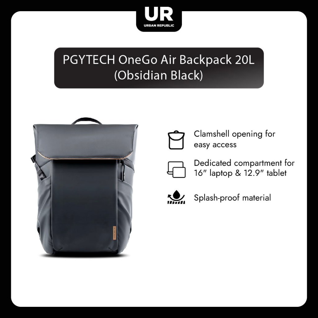 Jual PGYTECH OneGo Air Backpack 20L - Obsidian Black | Shopee Indonesia