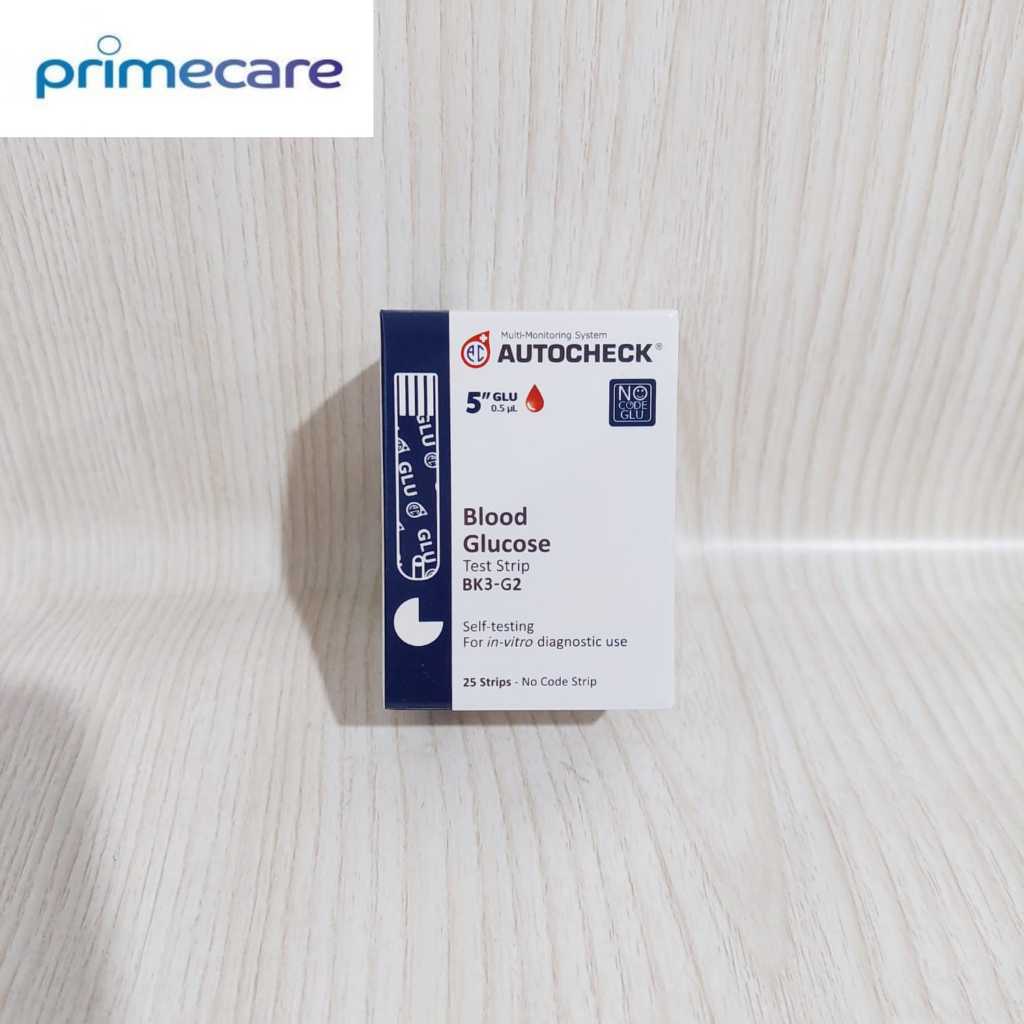 Jual STRIP AUTOCHECK Glucose/GULA DARAH - ISI 25 STRIP | Shopee Indonesia