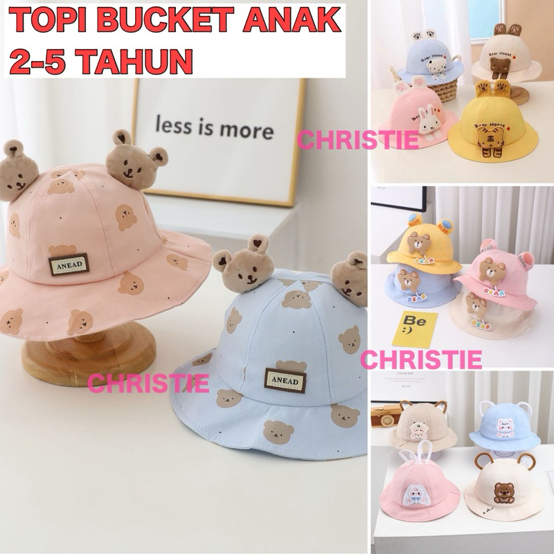 Jual TOPI ANAK 1-3 TAHUN MODEL LUCU (52cm) / TOPI ANAK LUCU CEWEK COWOK ...