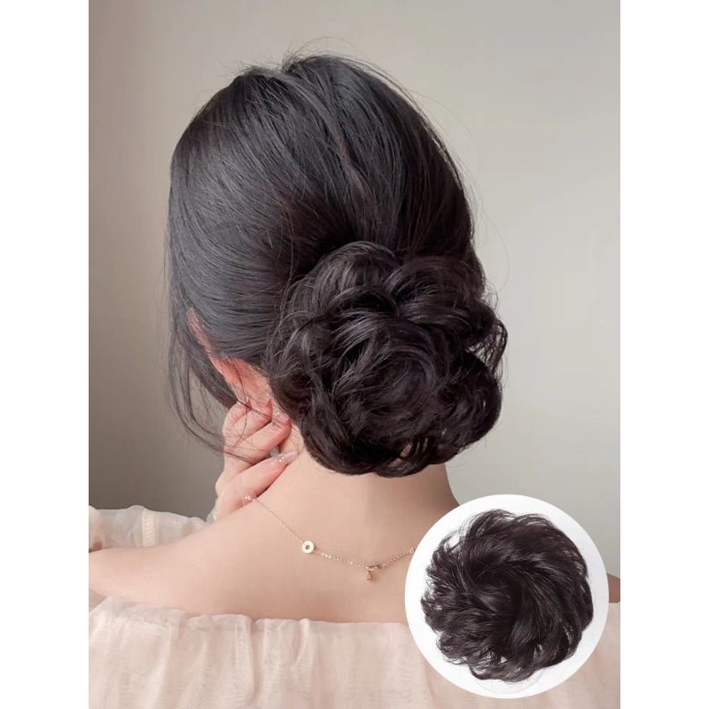 Jual {JO}Karet Scrunchie (Curly/Ikal) Ikat Rambut Ulir Korea Fun Bun ...