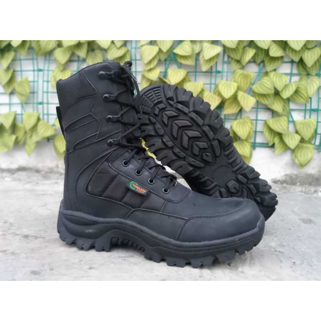 Jual sepatu pdl tni polri security satpam damkar polpp 8inc seepatu ...