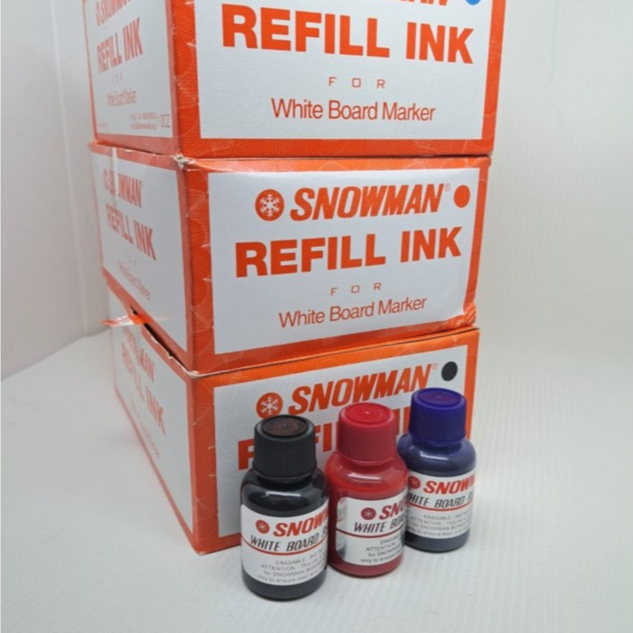 Jual TINTA REFILL SPIDOL WHITEBOARD SNOWMAN/ REFFIL SPIDOL WHITEBOARD ...