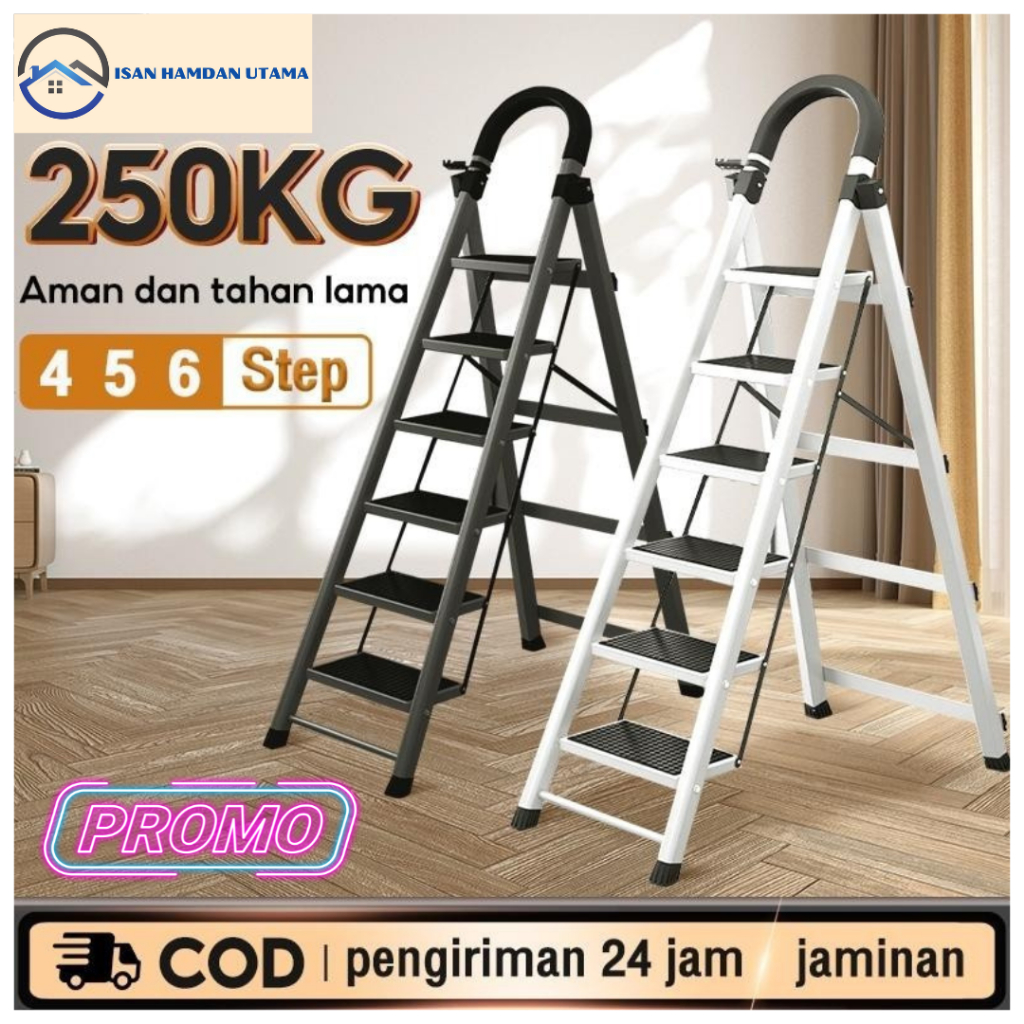 Jual (T)Op Reaim Tangga 4/5/6 Step Rumah Lipat Tangga Besi Lipat ...