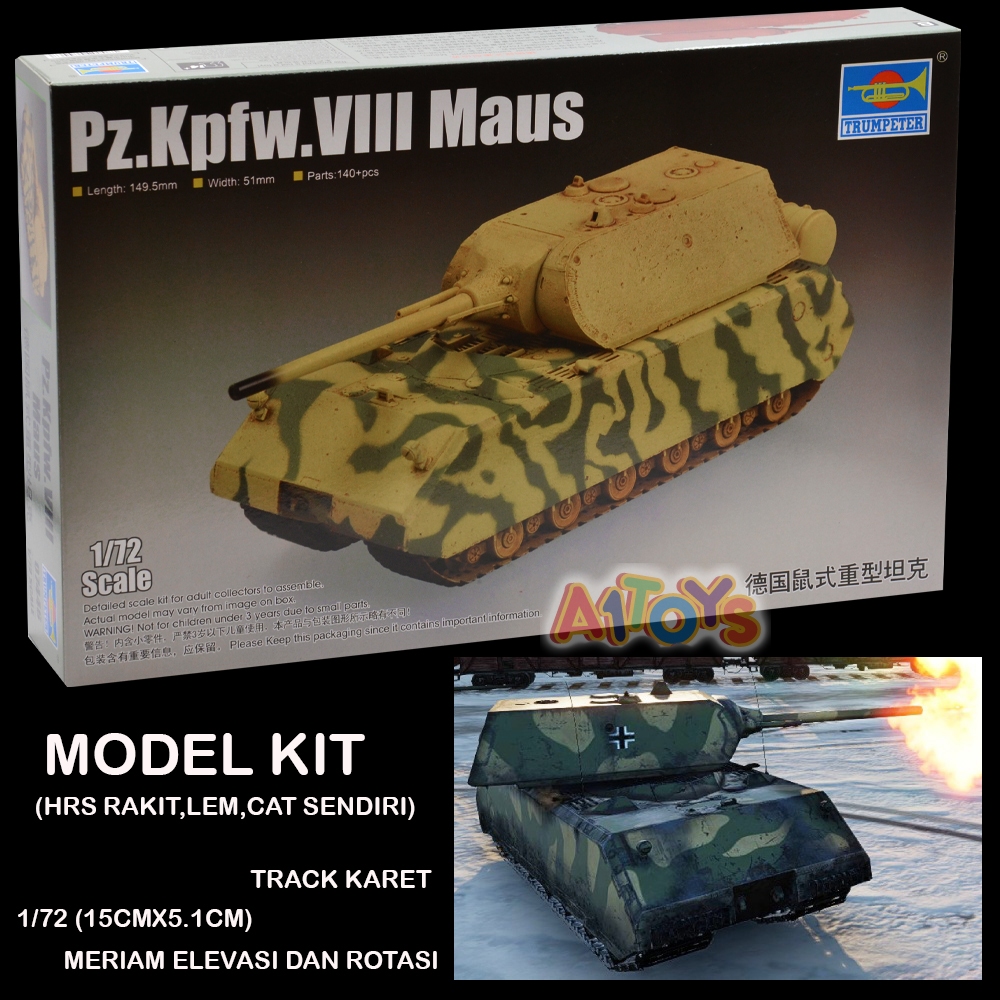 Jual Model kit tank King tiger model kit tank Tiger model kit merkava ...