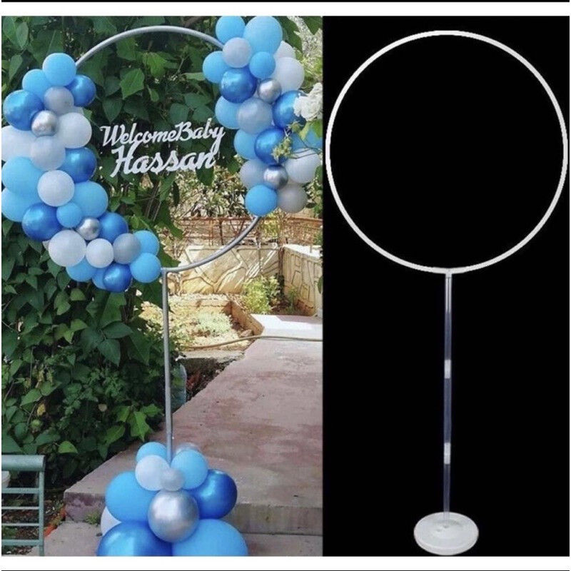 Jual Standing Balon Lingkaran / standing holder /standing tiang bulat ...