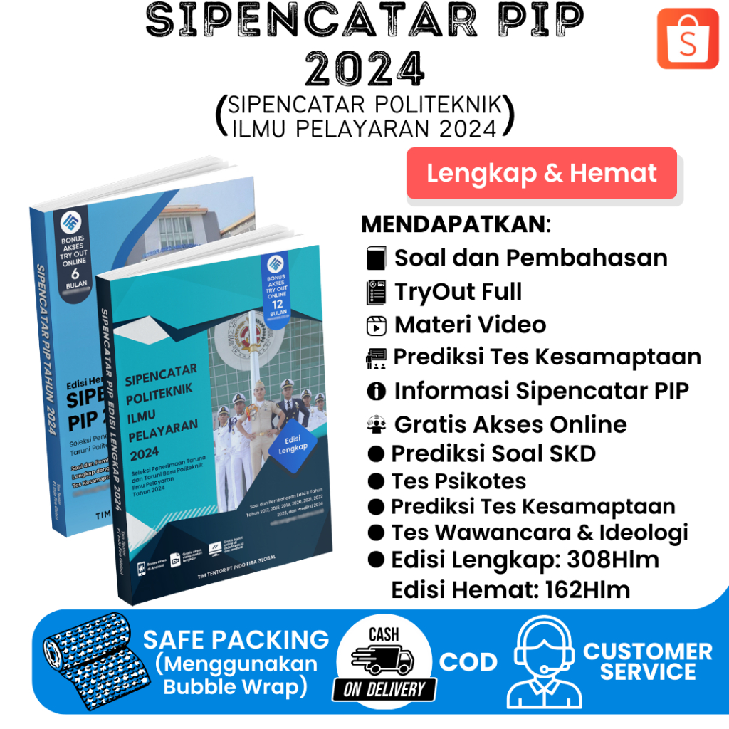 Jual Terbaru SIPENCATAR PIP 2024 (Edisi Lengkap & Edisi Hemat + Gratis ...