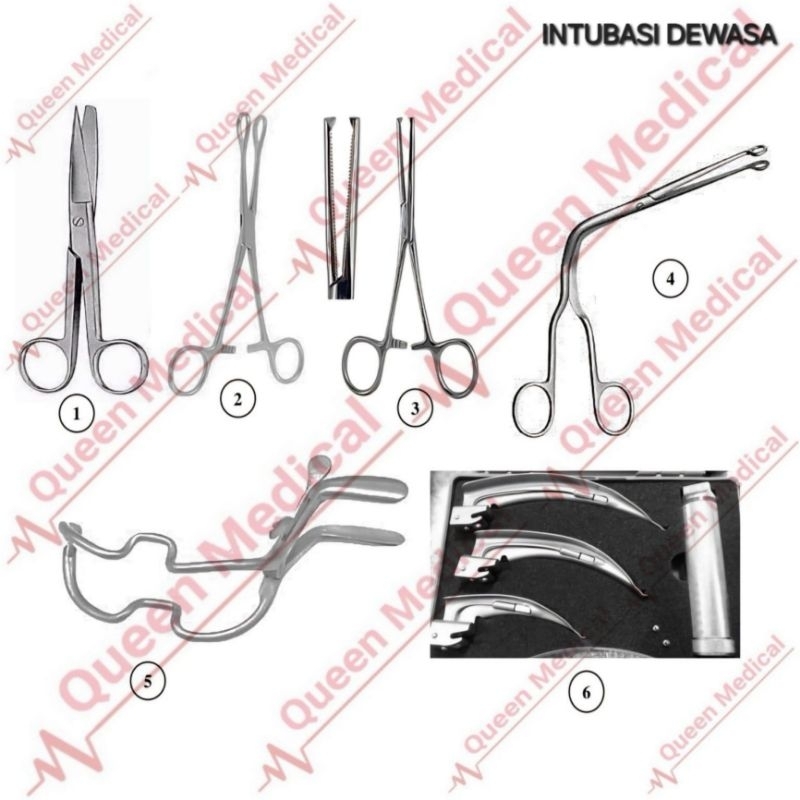 Jual Intubasi Dewasa Set Premium Quality (+ Bak Instrument 509 Lokal ...