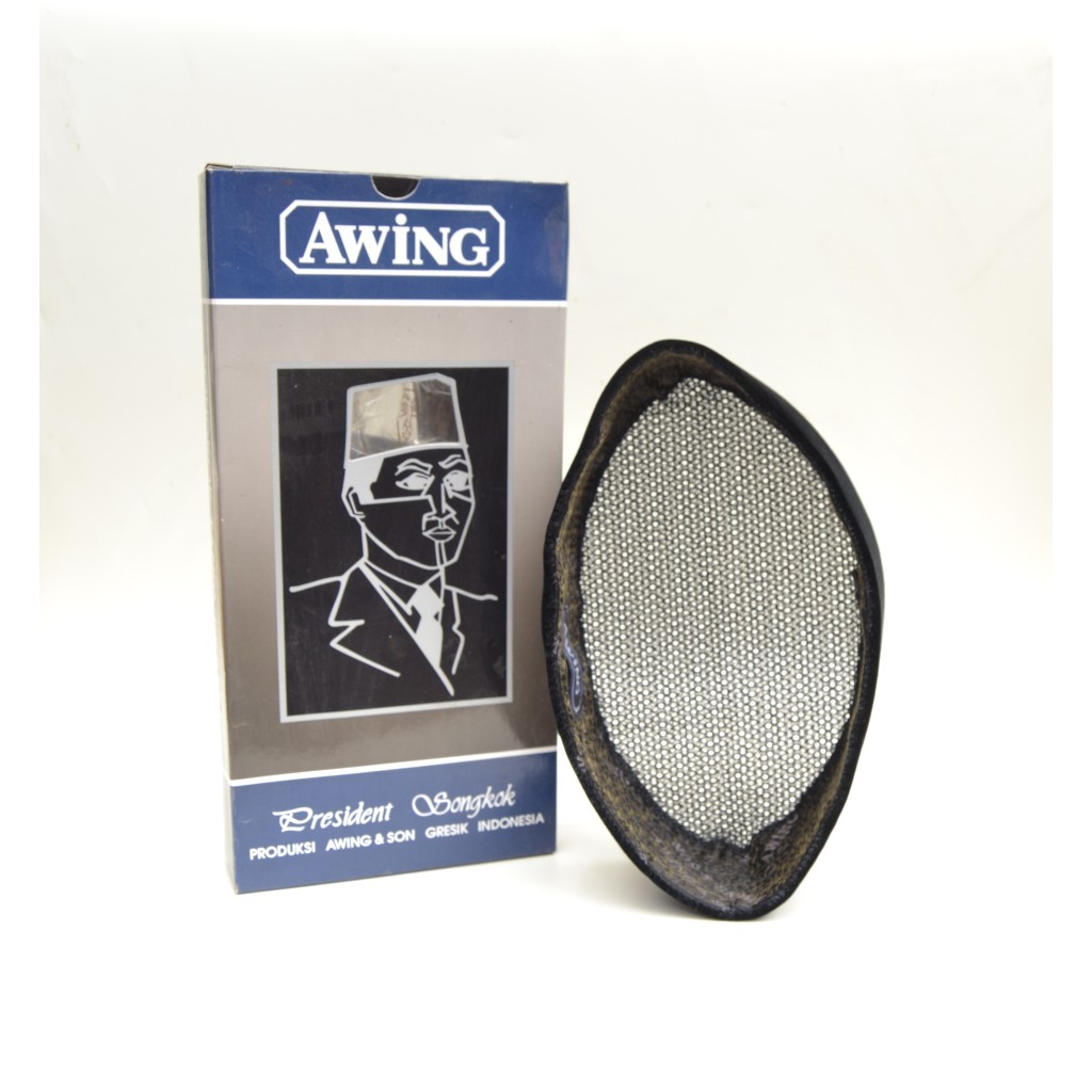 Jual Peci Awing Songkok Hitam Awing Full AC Awing Original | Shopee ...