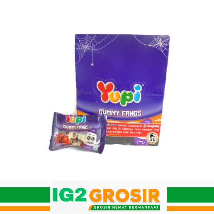 Jual Yupi Gummy Fangs 1 Dus isi 24 pcs | Shopee Indonesia