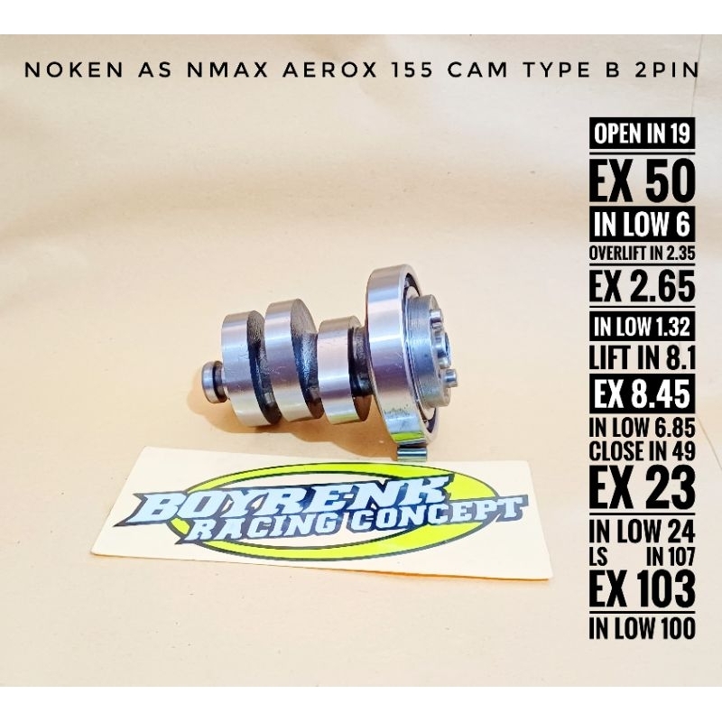 Jual NOKEN AS RACING NMAX/AEROX/LEXI OLD/R15 TYPE A B-BOYRENK RACING ...