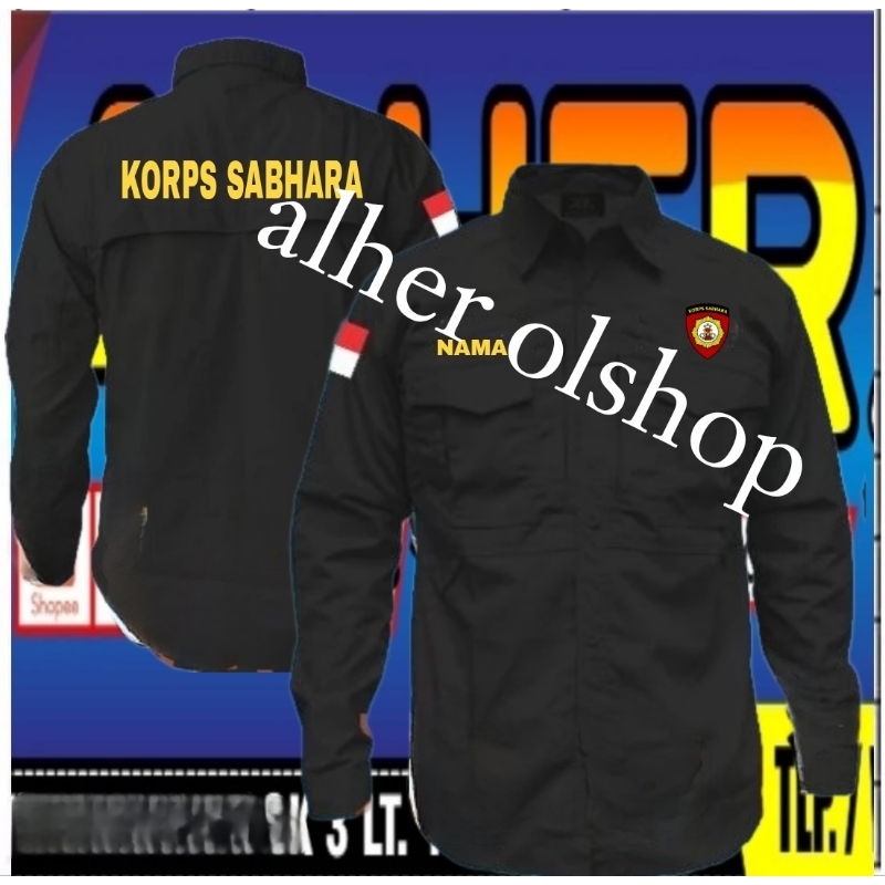 Jual kemeja tactical KORPS Sabhara baju tactical KORPS Sabhara seragam ...