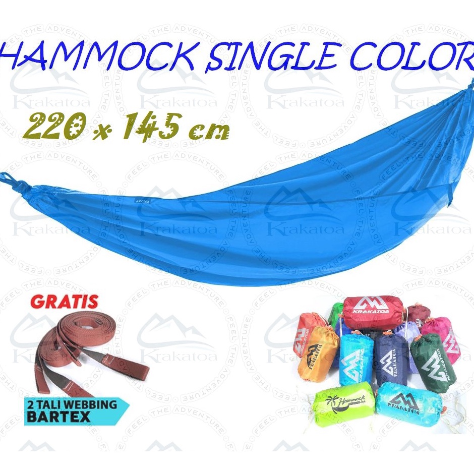 Jual Modern Hammock Single Tempat Tidur Ayunan Gantung Hamock Bartex ...