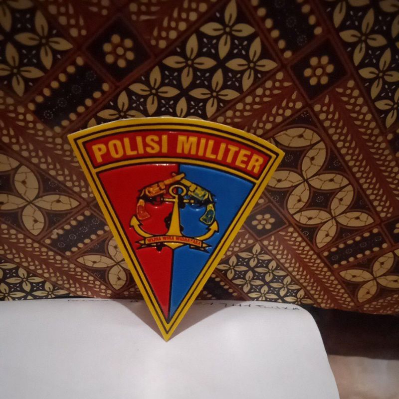 Jual Stiker embos Logo Polisi Militer AL | Shopee Indonesia