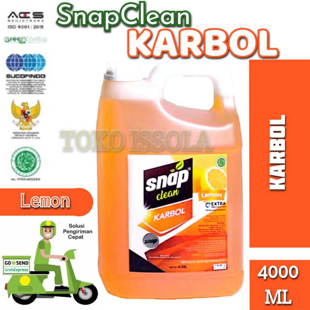 Jual SNAP CLEAN KARBOL PEMBERSIH LANTAI KAMAR MANDI | Shopee Indonesia