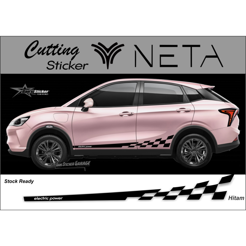 Jual STICKER NETA AKSESORIS NETA 2023 2024 MOBIL NETA | Shopee Indonesia