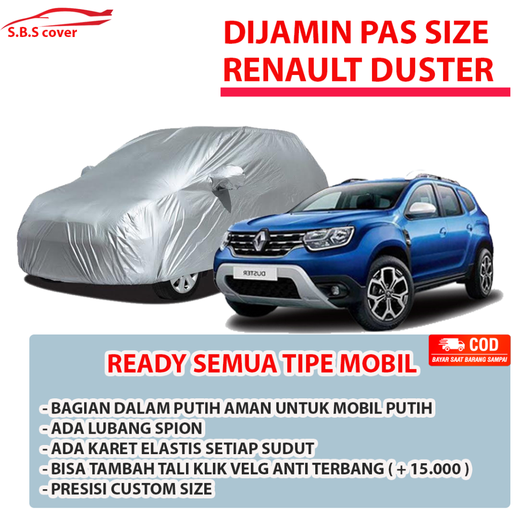 Jual renault duster Body Cover Mobil renault duster Sarung Mobil ...