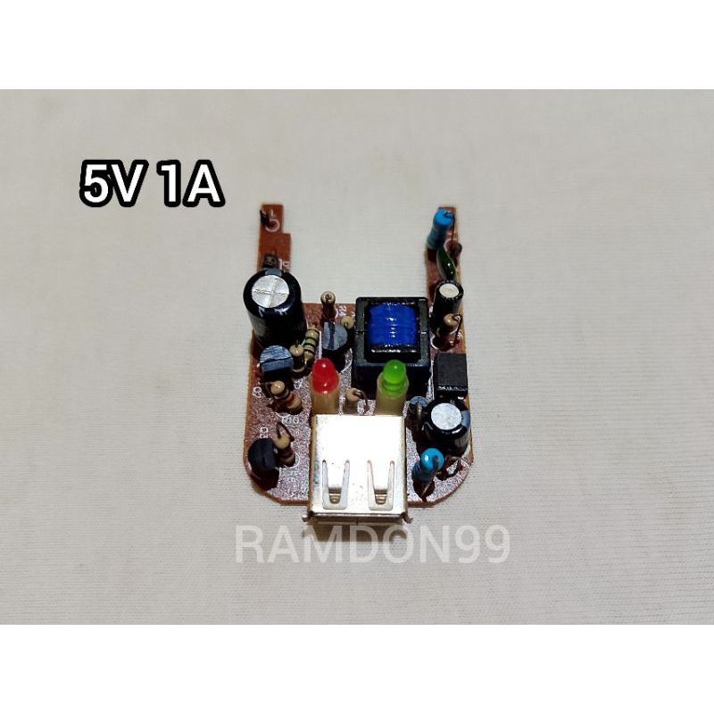 Jual Adaptor SMSPS 5V 1A + LED USB | Shopee Indonesia