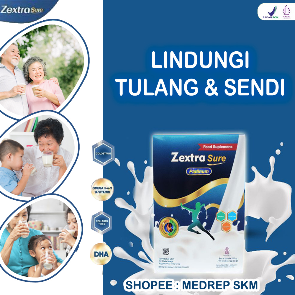 Jual ZEXTRA SURE PLATINUM SUSU UNTUK TULANG DAN SENDI, Atasi Nyeri ...