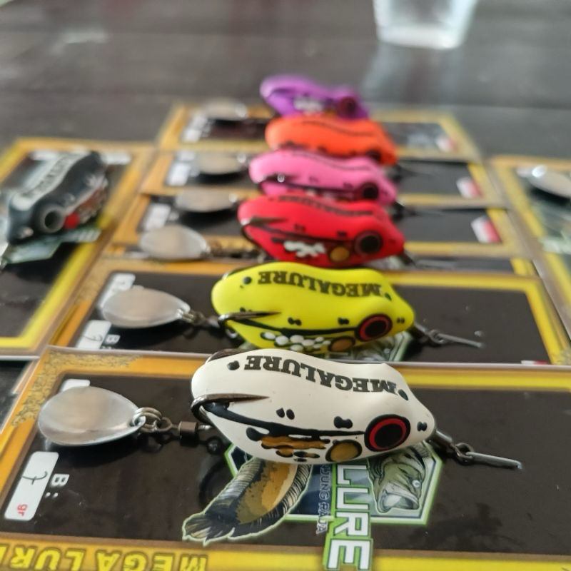 Jual SOFT FROG MEGA LURE 3,5CM , 4CM DAN 4,5CM || UMPAN CASTING GABUS ...