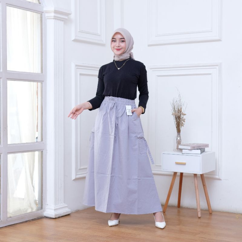Jual ROK LINEN - ROK BASIC - ROK PAYUNG - MAXI SKIRT - R0K PANJANG ...