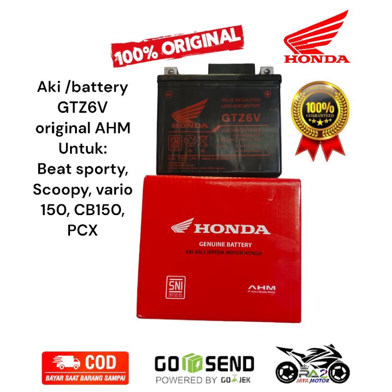 Jual Aki kering / battery original beat sporty, Vario 150, PCX,CB150 ...