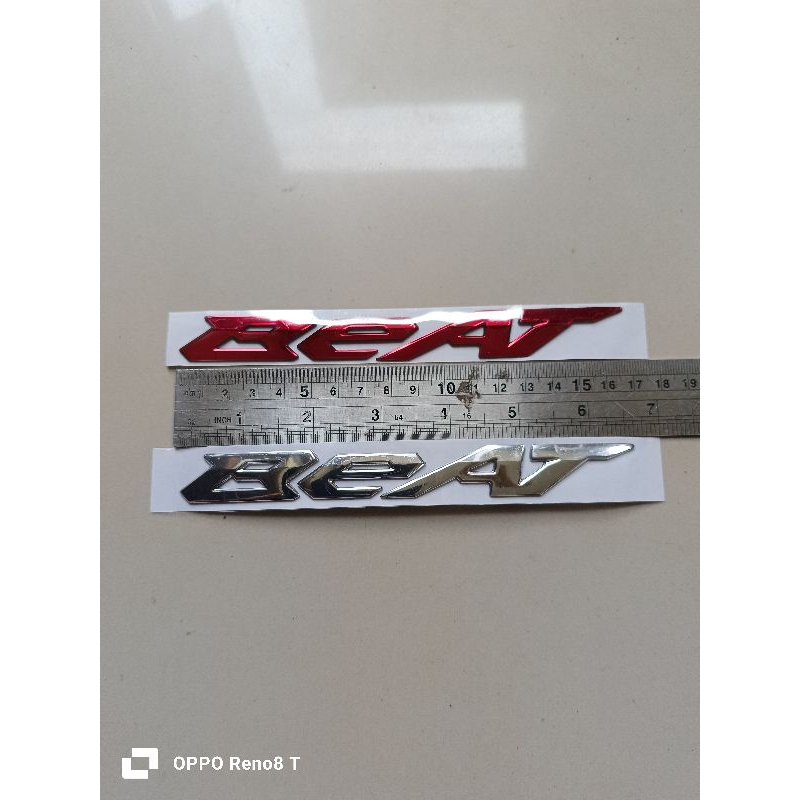 Jual stiker emblem simbol timbul beat original deluxe | Shopee Indonesia