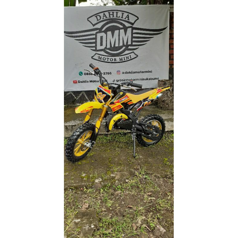Jual Motor mini Trail mesin tarik 50cc 2T matic / Pcmoto,Lenka | Shopee ...
