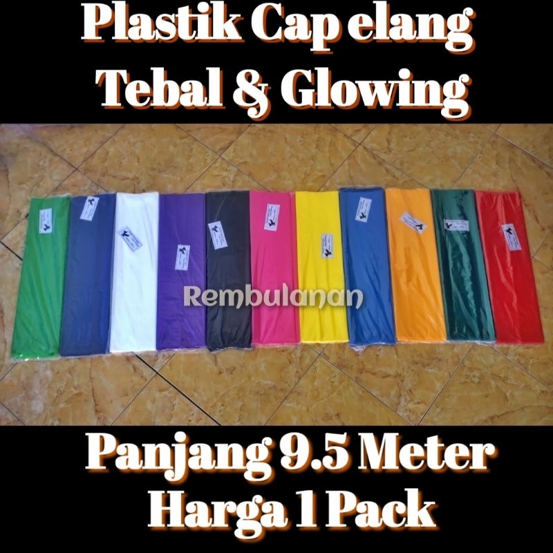 Jual Plastik Layangan Cap Elang Tebal & Glowing 1 Pack | Shopee Indonesia
