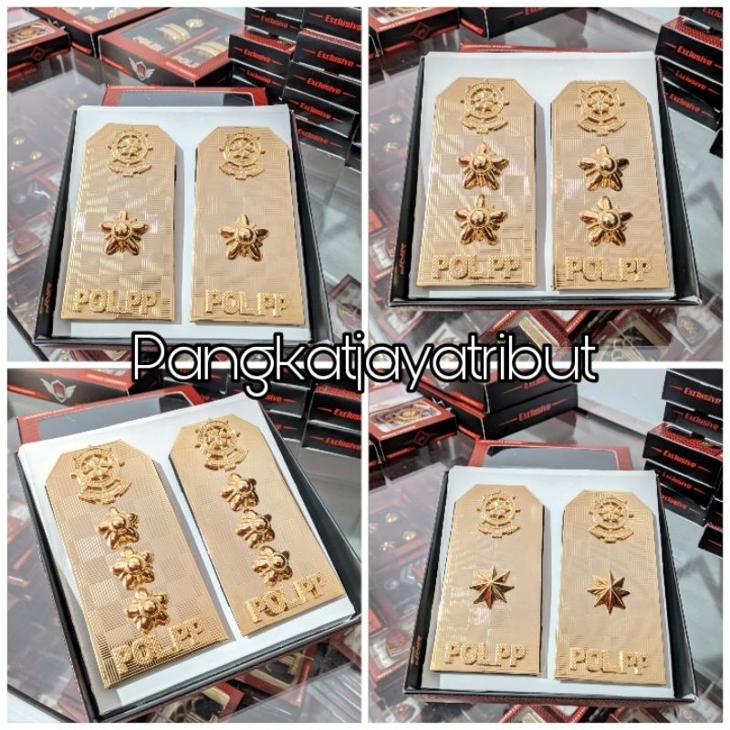 Jual PANGKAT PDU POLPP/SATPOLPP MOTIF PLAT GOLONGAN 3D 4A 4B 4C PANGKAT ...