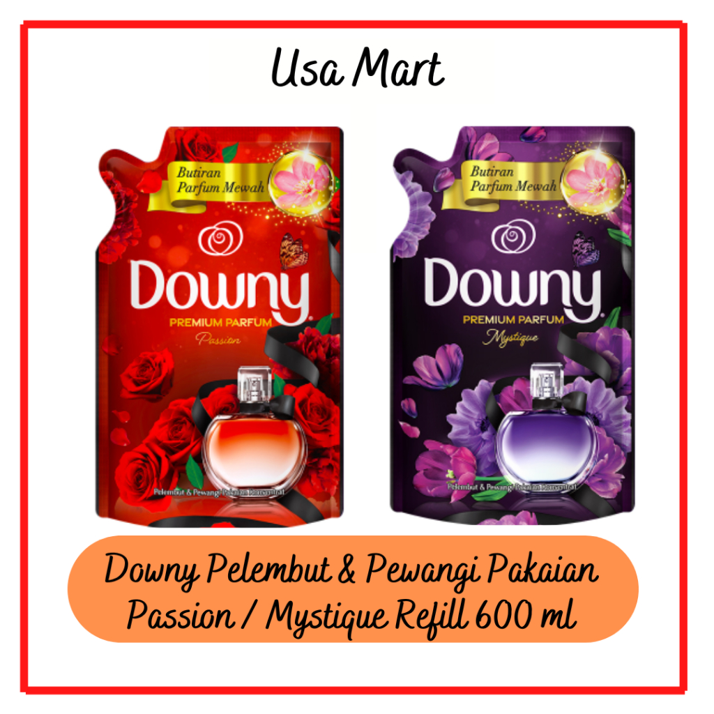 Jual Downy Premium Parfum Mystique Pewangi dan Softener 650ml | Shopee Indonesia