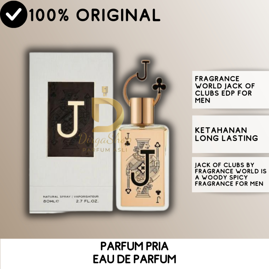 Jual Fragrance World Jack Of Clubs EDP For Men | Shopee Indonesia