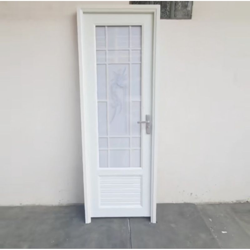 Jual Pintu Kamar Mandi UPVC + KACA type JOICE A059 uk 70x198 merk EDEN ...