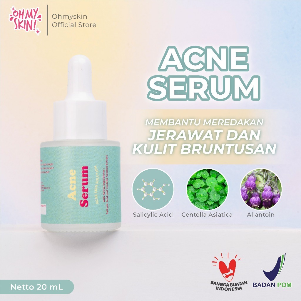 Jual ( SS SKIN ) ACNE SERUM Oh My Skin Lebih Cepat Hempas Komedo Dan ...