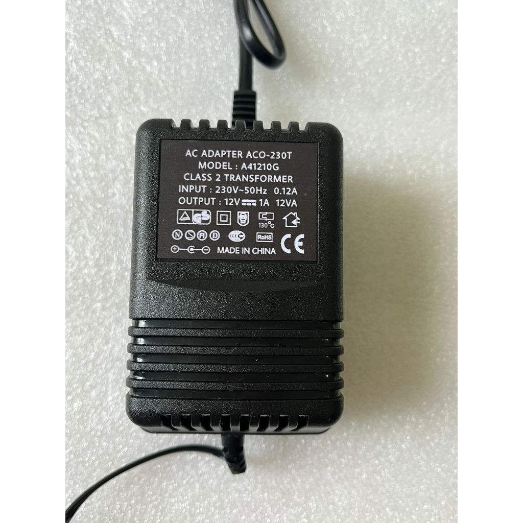 Jual AC ADAPTER AC0-230T 12V 1A MODEL A41210G | Shopee Indonesia