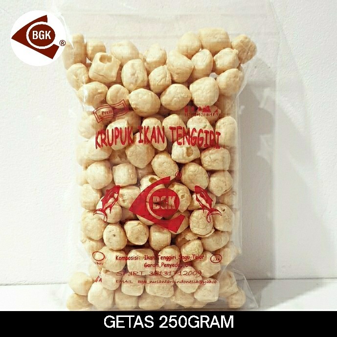 Jual Krupuk Ikan Tenggiri /Krupuk Getas Bangka 1/4Kg 250Gram | Shopee ...