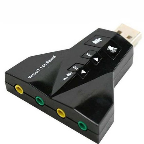 Jual Jba USB Sound Card Adapter 71 Channel Double Mic Audio ...