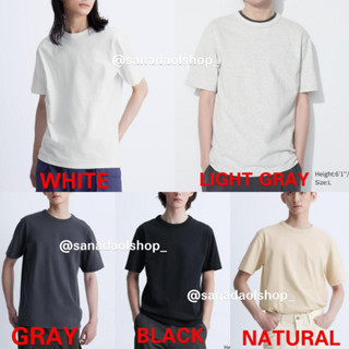Jual Kaos UNIQLO Man Cowok Crew Neck Tshirt kerah bulat lengan pendek ...