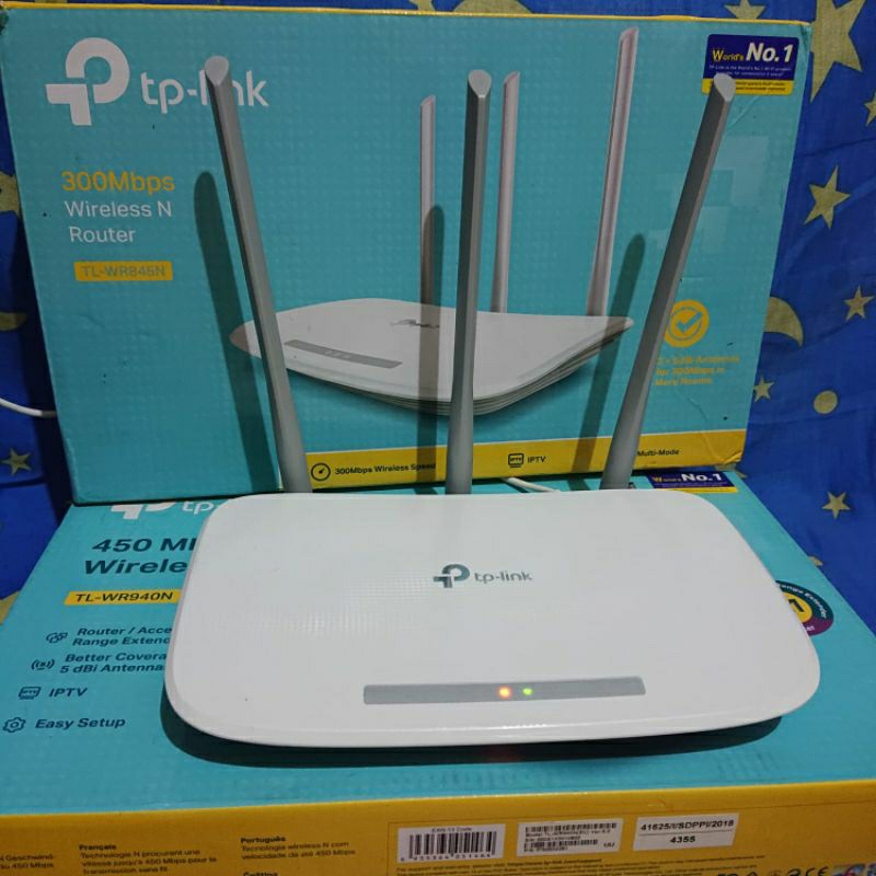 Jual TP-LINK TL-WR845N ROUTER Wi-Fi Antena 3 Wirelles N 300Mbps (Unit ...