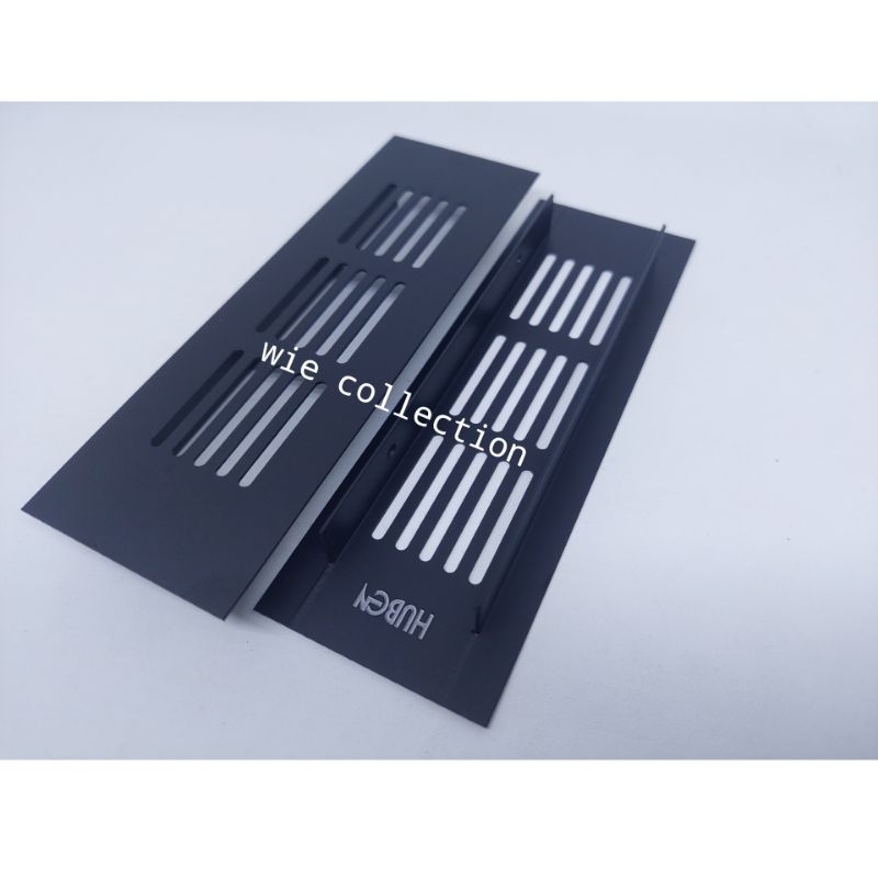 Jual LUBANG ANGIN ALUMINIUM BLACK 50MMX150MM / LUBANG HAWA LEMARI HITAM ...