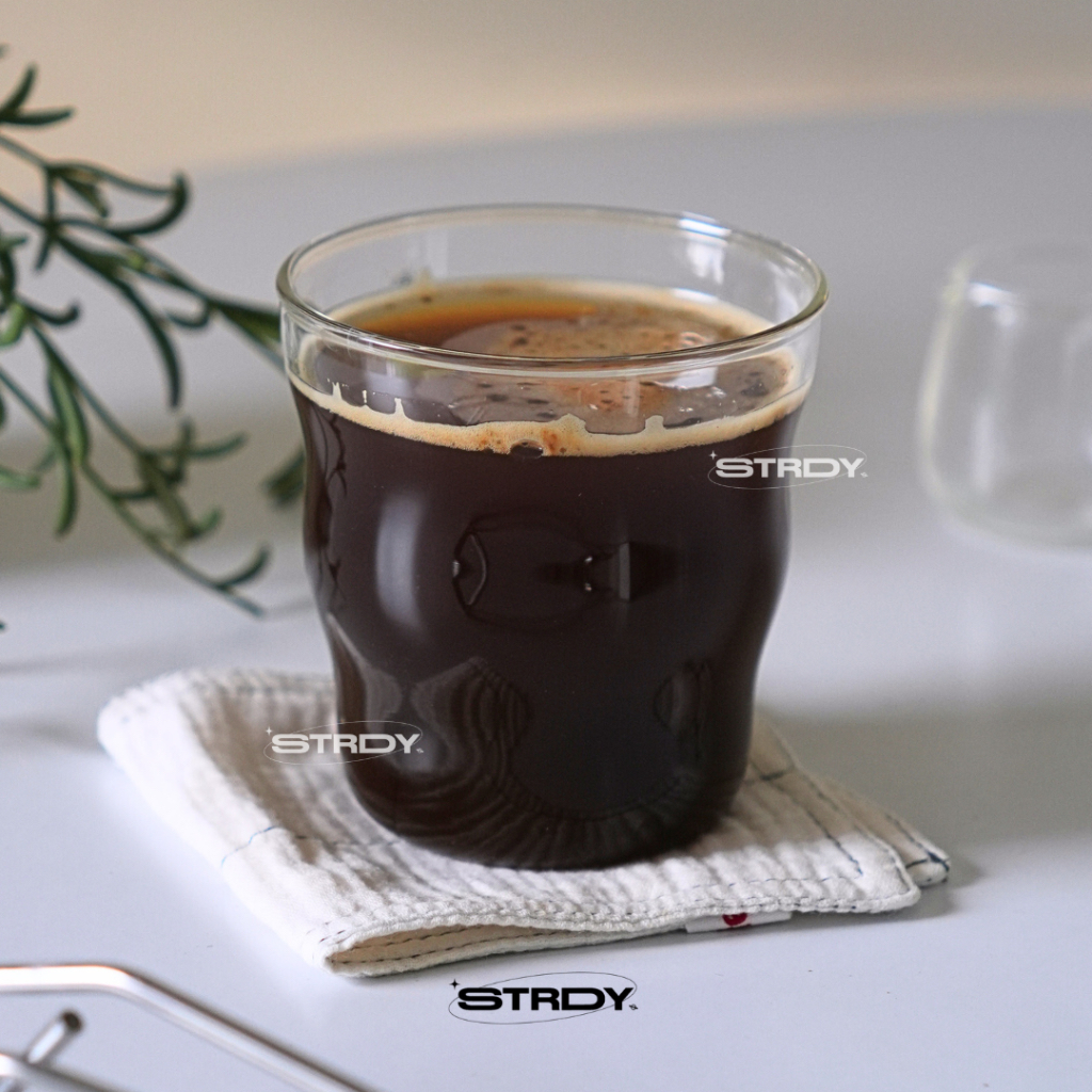 Jual [STRDY.] Simple wave glass - gelas aesthetic korea gelas kopi ...