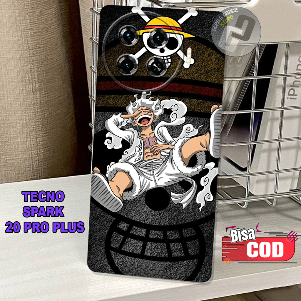 Jual G26 Case Pro Camera Tecno Spark 20 Pro Plus Terbaru 2024 Silikon Spark 20 Pro Motif Anime