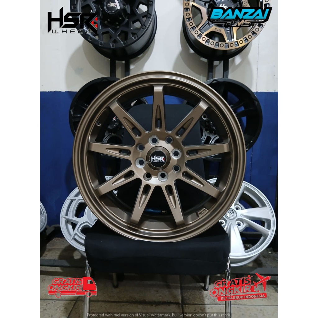 Jual VELG MOBIL RACING RING 16 TIKALA 9004 HSR R16X7 H8X100-114,3 ET40 SMBRZ | Shopee Indonesia