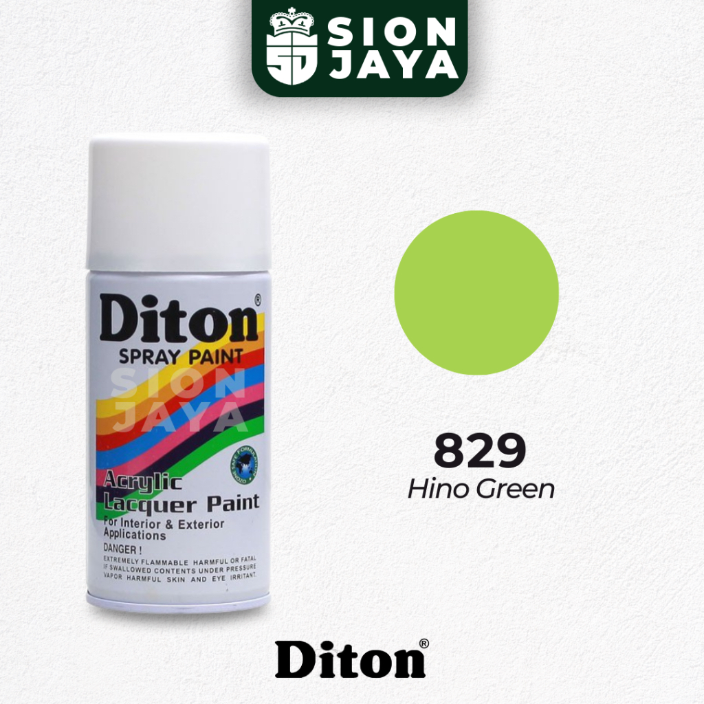 Jual Pilox / Pylox / Cat Semprot Diton 300ml Hijau Ijo Muda 829 Hino ...
