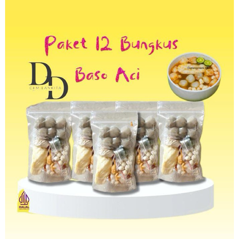 Jual PAKET BASO ACI 12 BUNGKUS COD | Shopee Indonesia