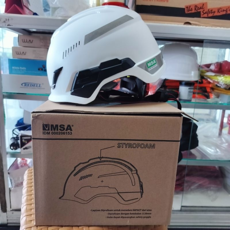Jual Helm MSA V-Gard H1 Safety Helmet climbing Trifent Lokal Fastrack ...