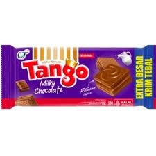 Jual TANGO WAFER LONG MILKY CHOCO 100 GR | Shopee Indonesia