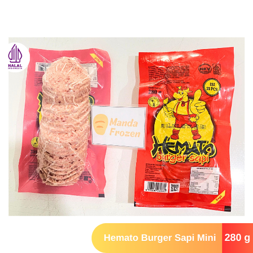 Jual Hemato Burger Sapi Mini 280 gr | Shopee Indonesia