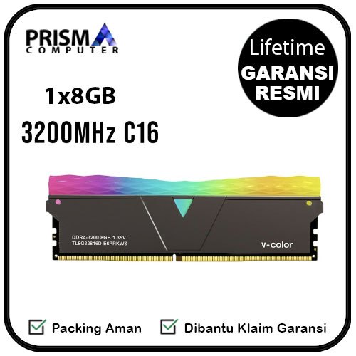 Jual Memory V-COLOR DDR4 PRISM PRO RGB 8GB 3200 (1x8GB) | Shopee Indonesia