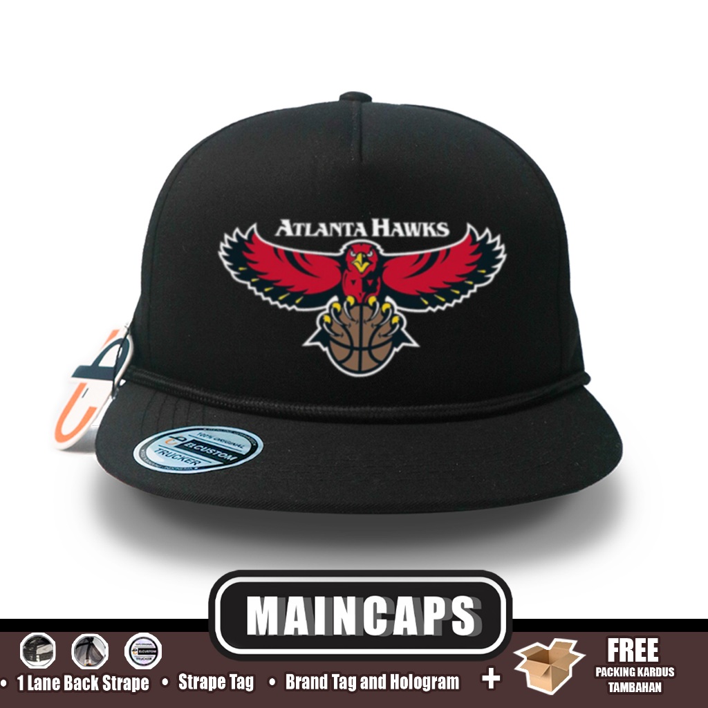 Jual Maincaps - ATALANTA HAWKS / Topi Snapback Drill / NBA / Topi ...