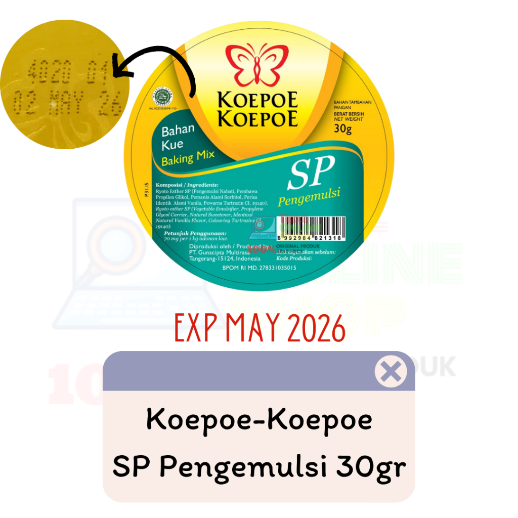Jual SP Koepoe Koepoe / Kupu Kupu SP 30 Gr | Shopee Indonesia